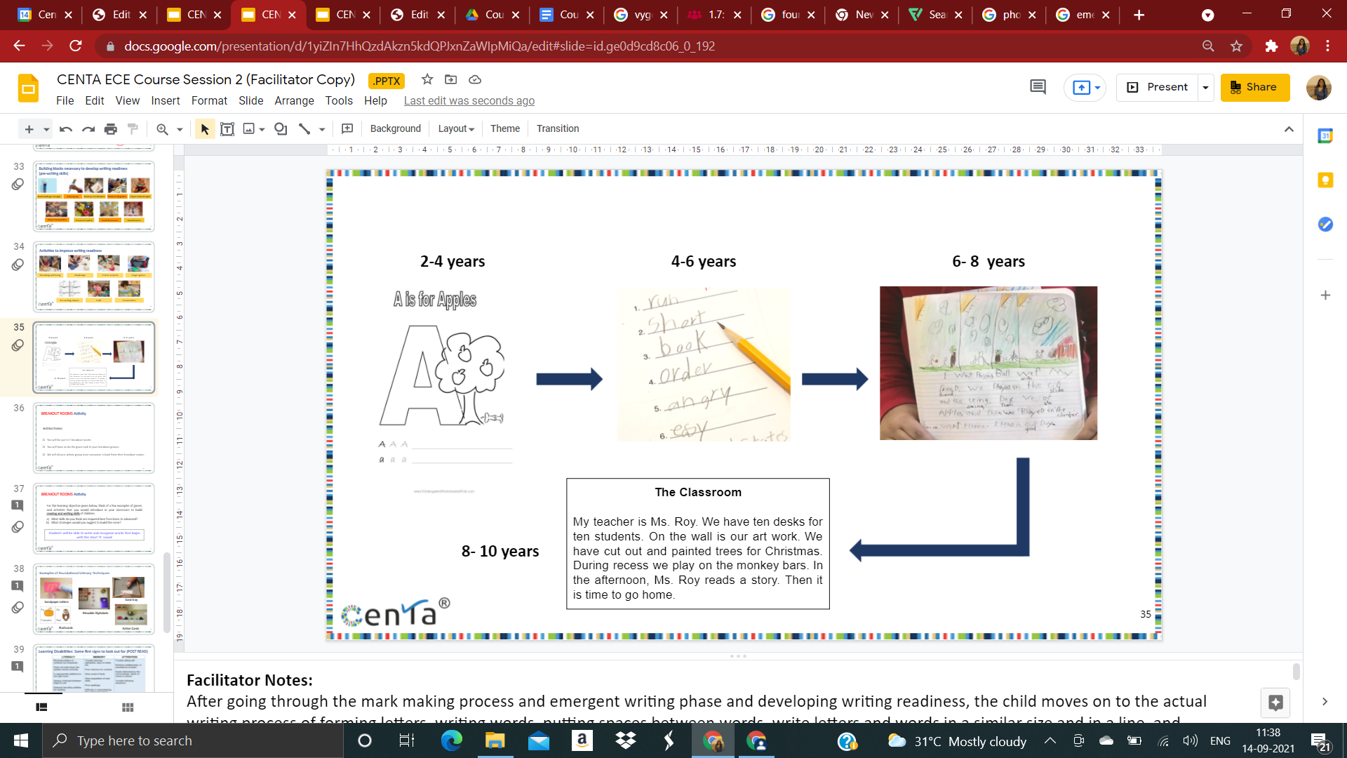 Overview and understanding of child learning and development – CENTA ...